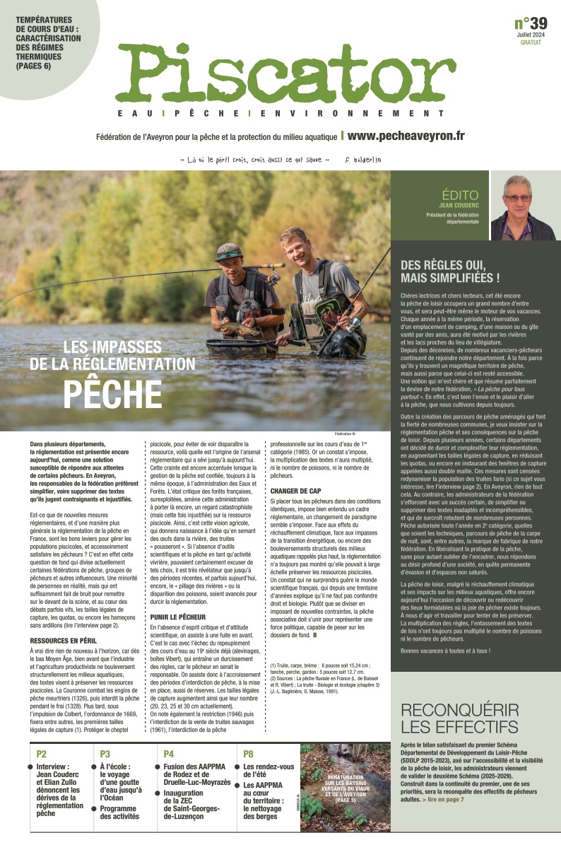 Fédération de pêche de l'Aveyron - L’Aveyron, le paradis des pêcheurs